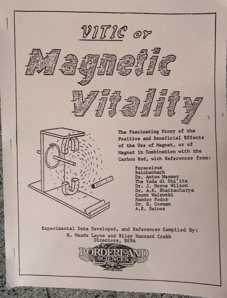 VITIC - Magnetic Vitality | Borderland Sciences Catalog